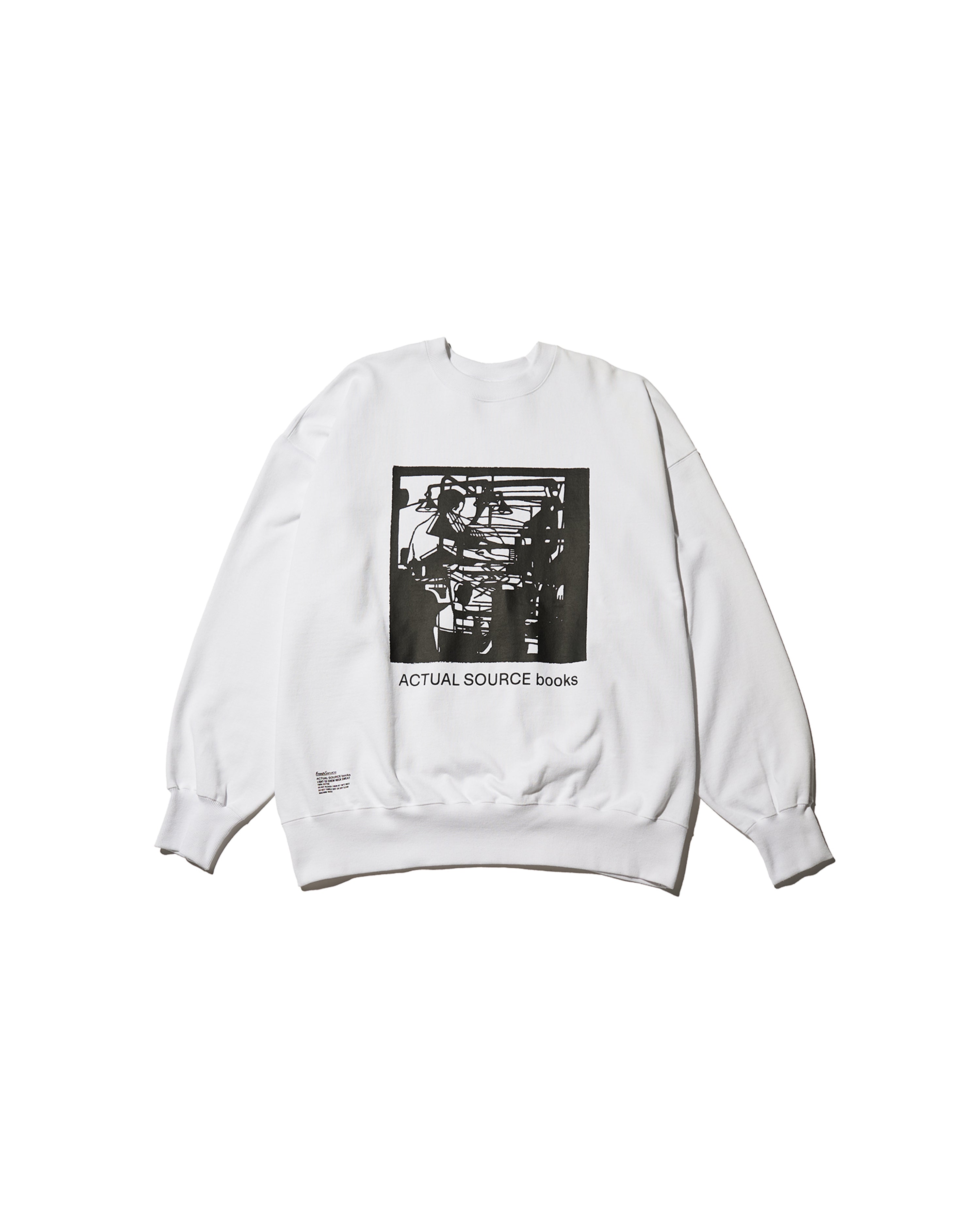 AS×FS LIGHT OZ CREW NECK SWEAT “LITHOGRAPH” – FreshService® official site